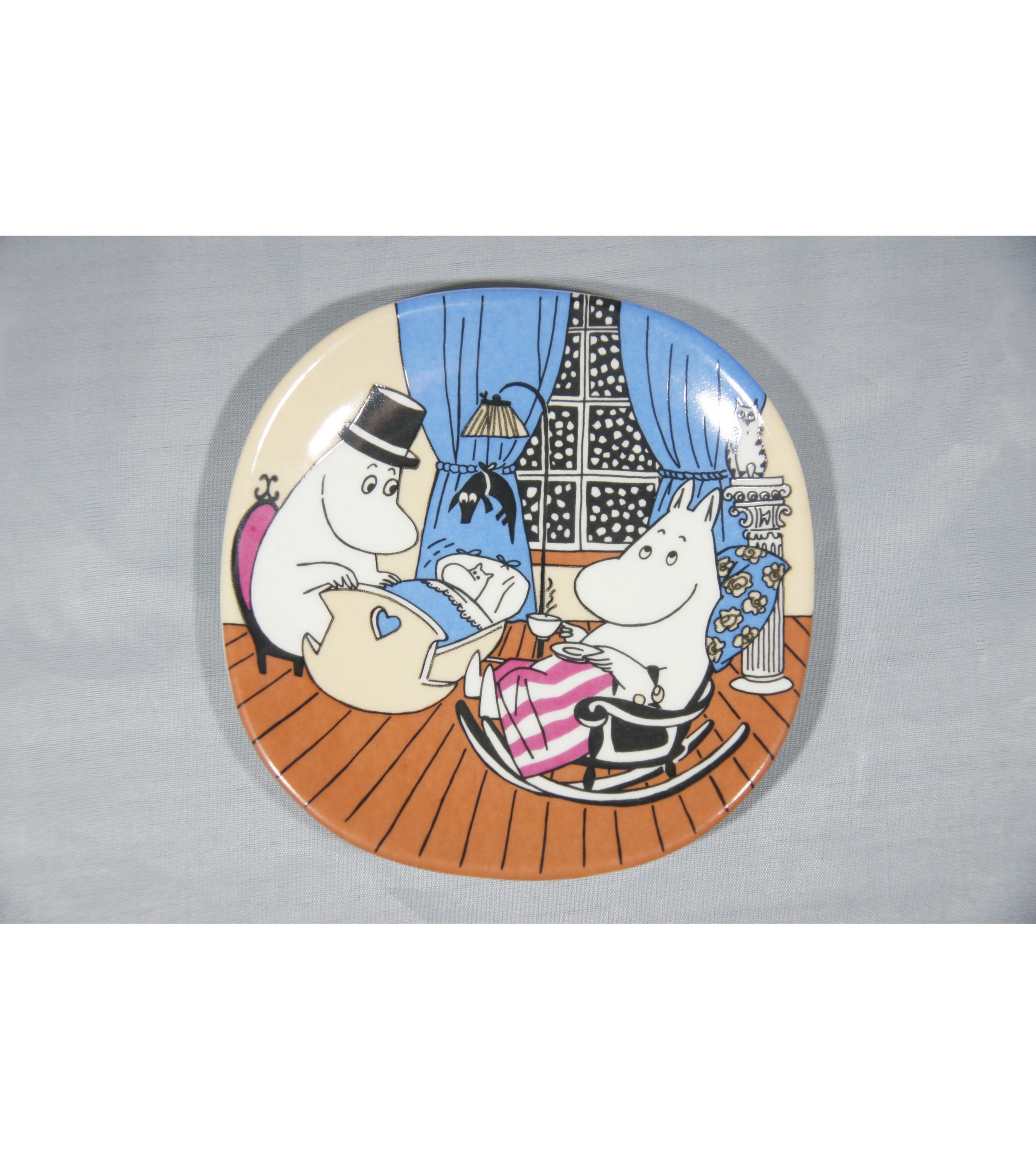 Moomin Plate Peaceful Moment (1995-2002) - Muumimukit Rahaksi